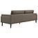 Rilynn Upholstered Track Arms Sofa Brown at Futonland