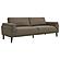 Rilynn Upholstered Track Arms Chair Brown at Futonland