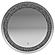 Landar Round Wall Mirror Silver at Futonland